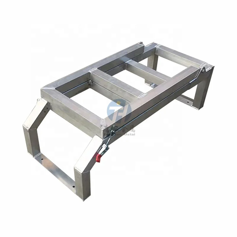 4x4 Wholesale Pick Up/truck/ute Canopy Rear Aluminum Folding Ladder ...