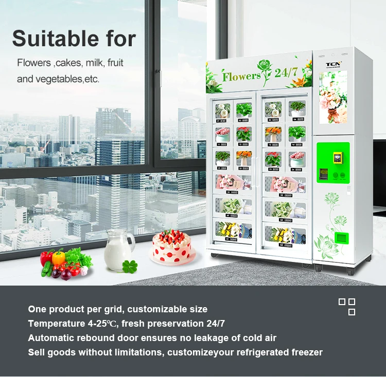 TCN Automatic Locker Vending Machine - Fresh Flower Vending