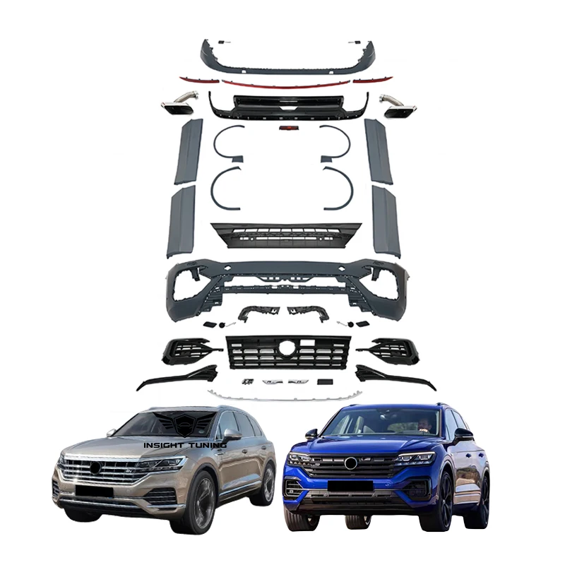 Car Accessories Front Bumper Grille Side Skirt Bodykit For Vw Touareg ...