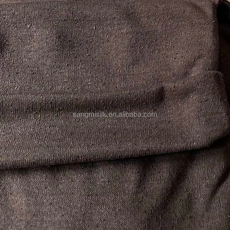 Shop Super Heavy Raw Silk Noil Knitted Fabrics 155gsm-350gsm