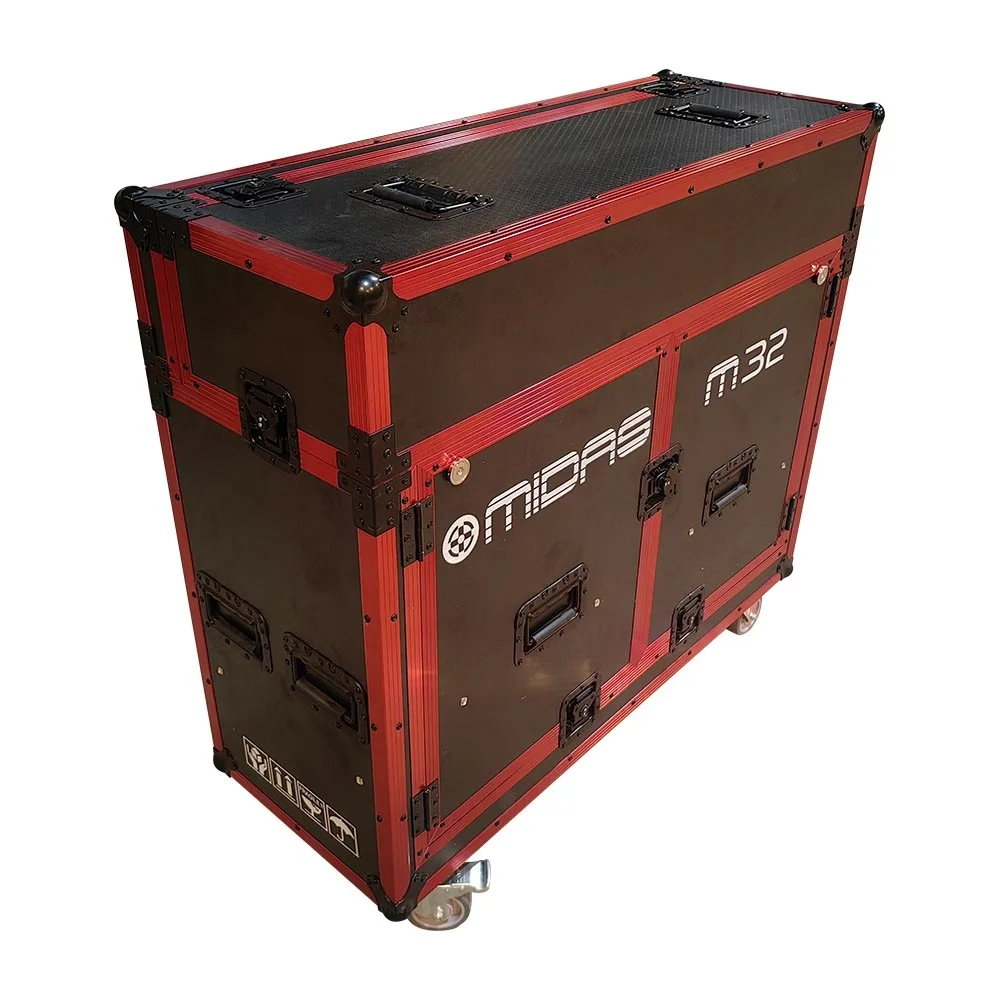 Customized Midas M32 Flight Case with Laptop Stand - Durable Metal ...