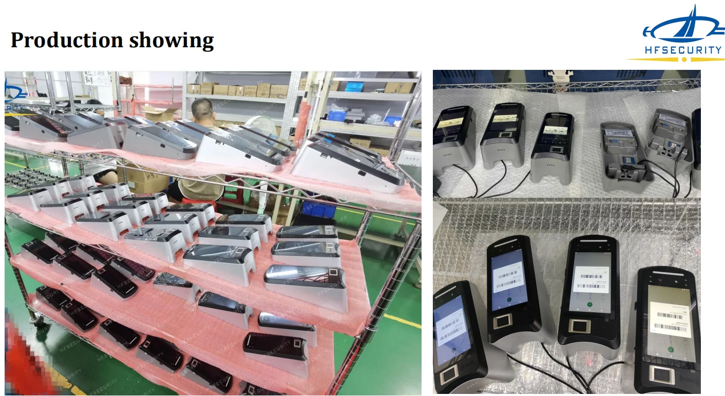 Hfsecurity X05 - Advanced 4G3G Face Iris Fingerprint Machine