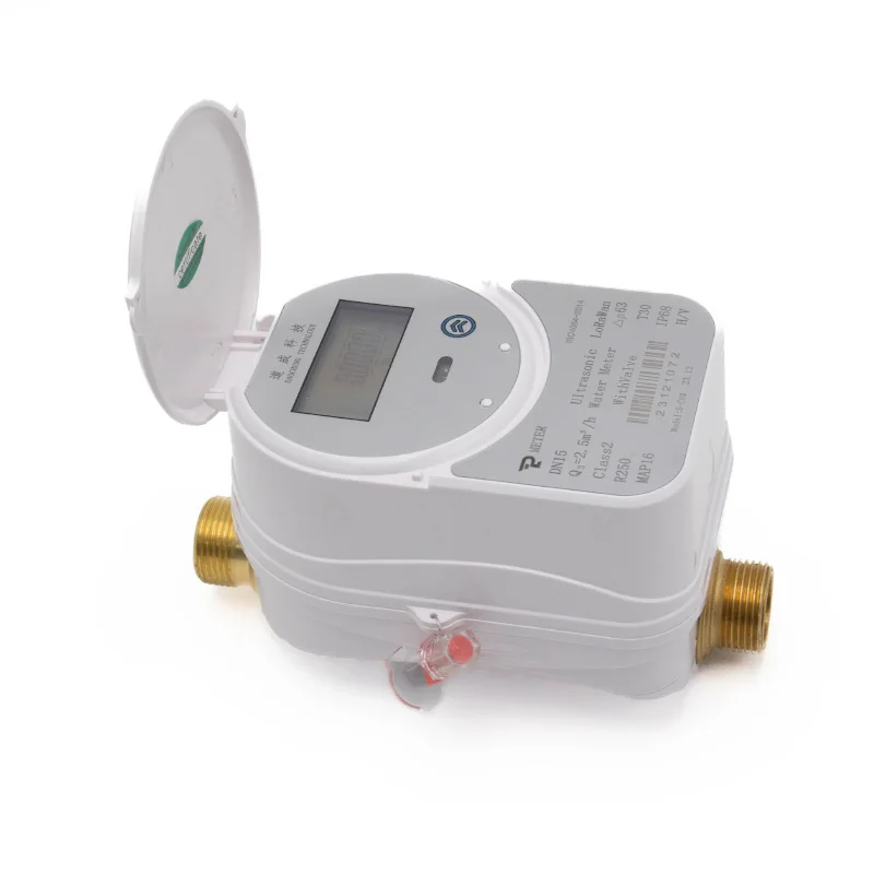 LoRaWan Valve Controlled Ultrasonic Wireless Remote Reading Water Meter ...