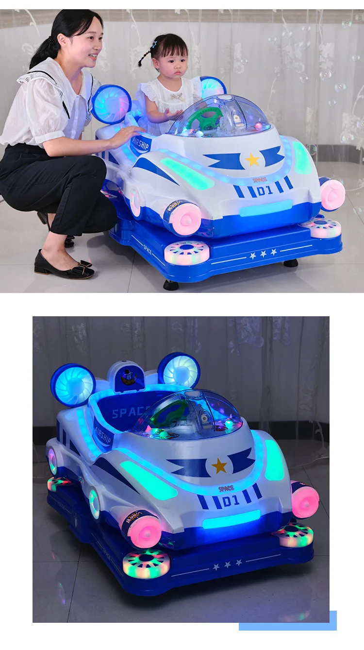 Spacecraft Modeling Bubble Blowing Coin-operated Rocking Car Commercial ...