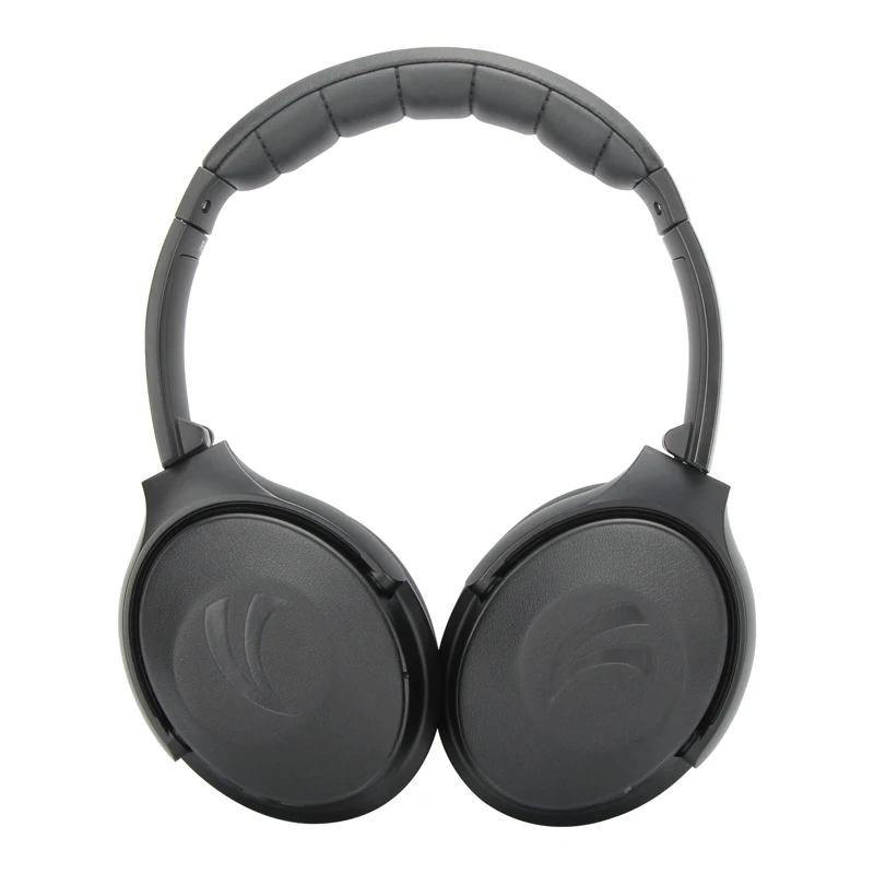 VCOM ANC Headset Active Noise Cancelling Black Wireless Headphone for ...