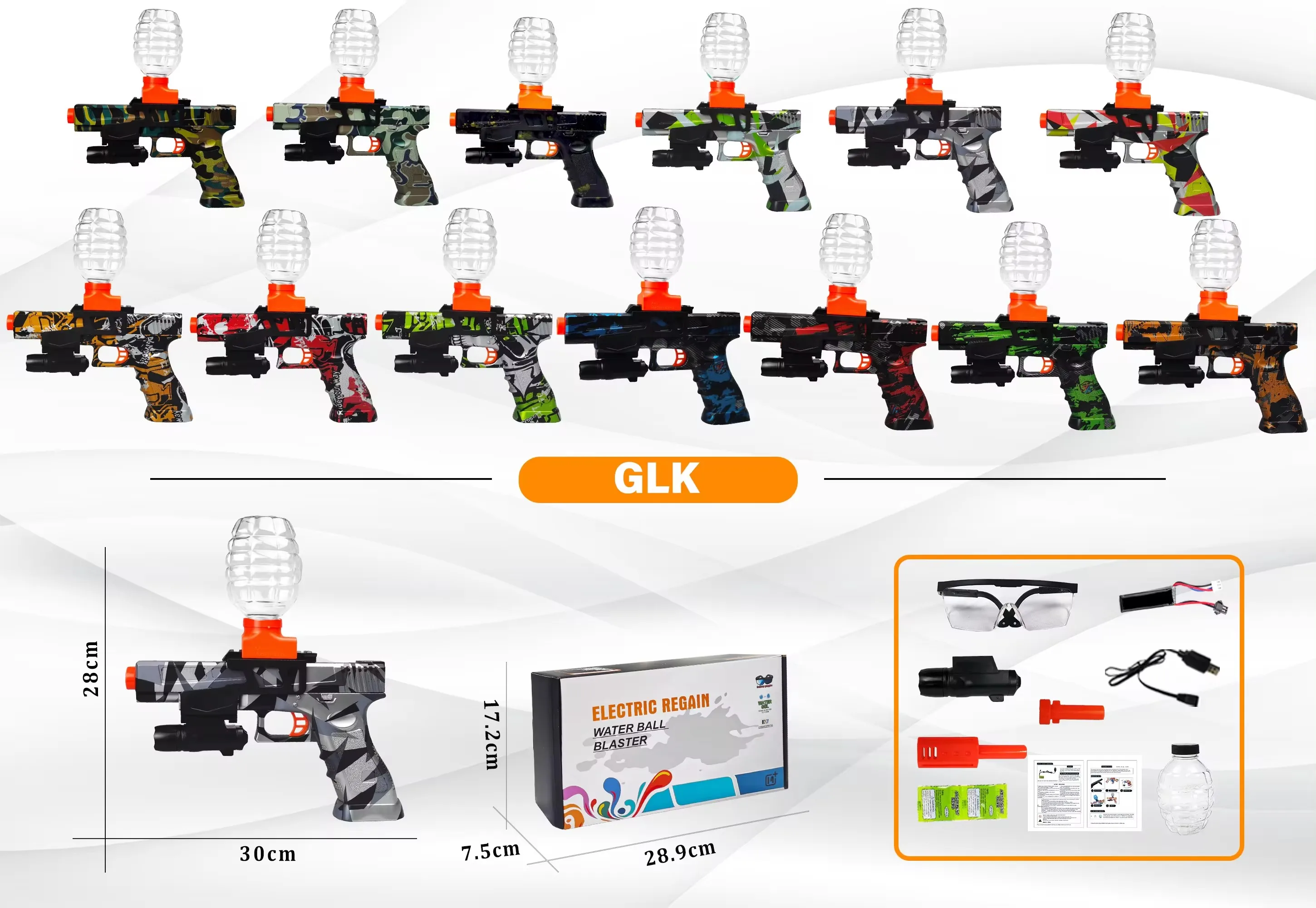 M4a1 Gel Ball Toy Blaster Gun Manual Automatic Splatter Ball Blaster ...