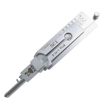 Original Lishi Sc1 Lishi 2 In 1 Lock Pick & Decoder For House Lock ...