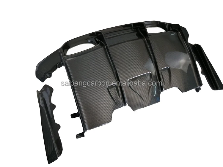 F80 M3 Diffuser PS-M Style Carbon Fiber Rear Bumper Lip Diffuser for ...
