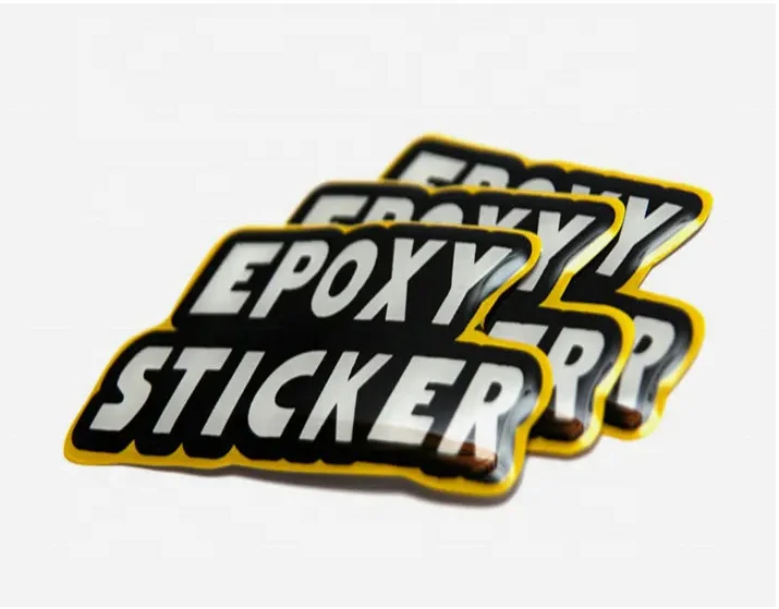 Custom 3D Embossed Gel Labels - Soft Plastic Brand Stickers