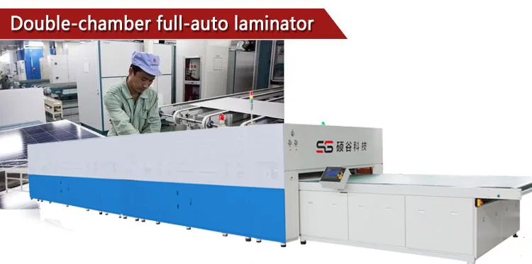 S2446 New Technology Long Service Solar Energy System Full Auto Solar Cell Laminator Solar ...
