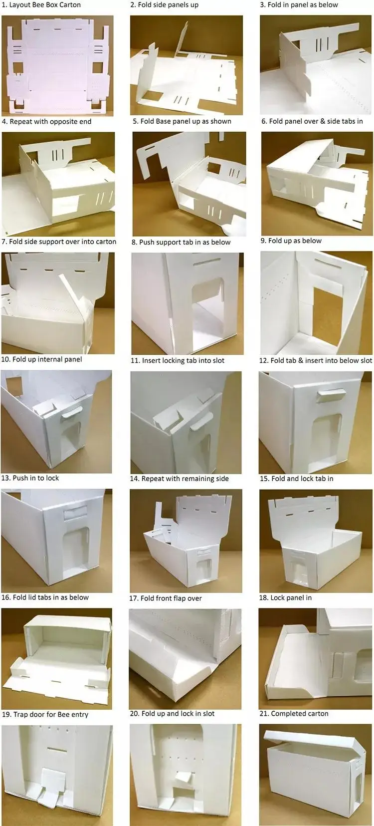 5 Frame Nuc Box Queen Bee Mini Mating Nucleus Beehive