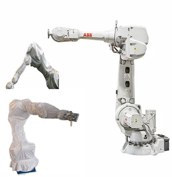 Industrial Robot Abb Cnc Robot Arm Irb 4600 Payload 45kg Reach 2050mm With Protective Suit For ...