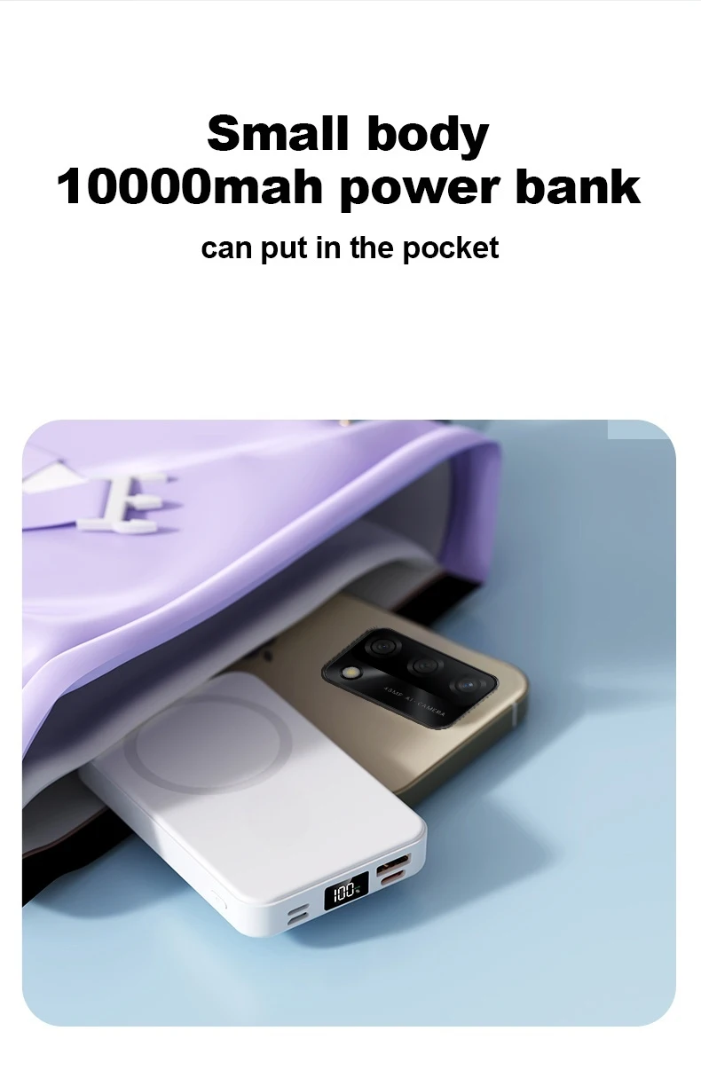 Mag Fast Charging PD 22.5W Power Bank with Foldable Stand