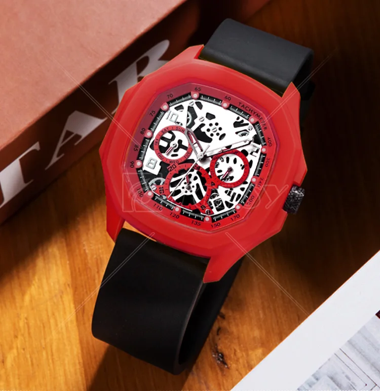 Wholesale Montre Reloj Transparente Plastic Band Skeleton Transparent ...