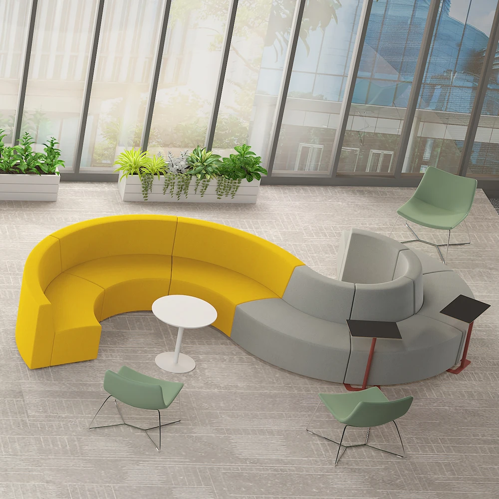 Modern Design Fabric Reception Area Sofa Set Modular Furniture Sofa ...