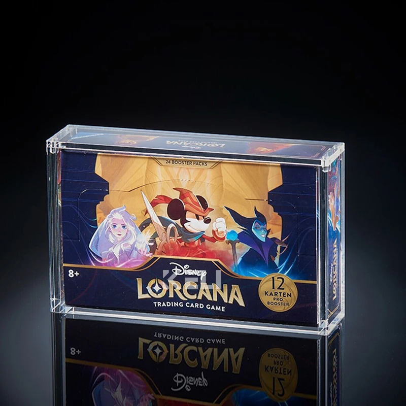 Custom Premium Uv-protected Clear Acrylic Display Case For Lorcana Tcg ...