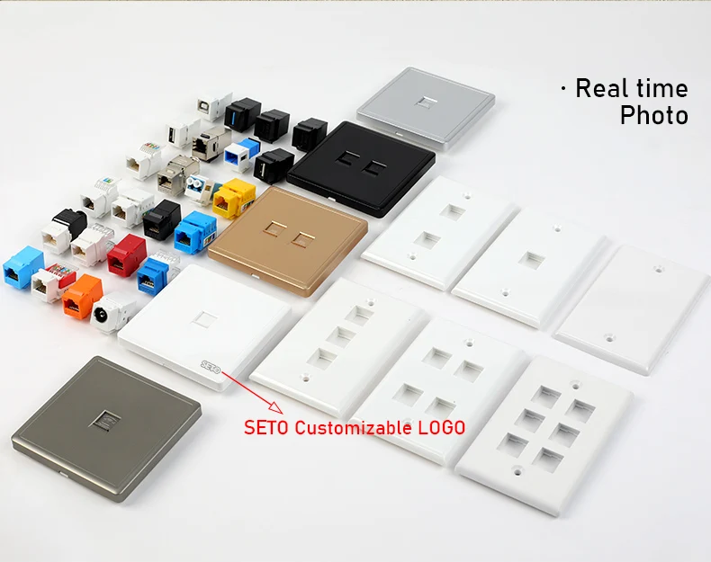 Rj45 Cat6 Network Cat 6 Keystone Jack 180 Degree Utp Unshielded Modular ...