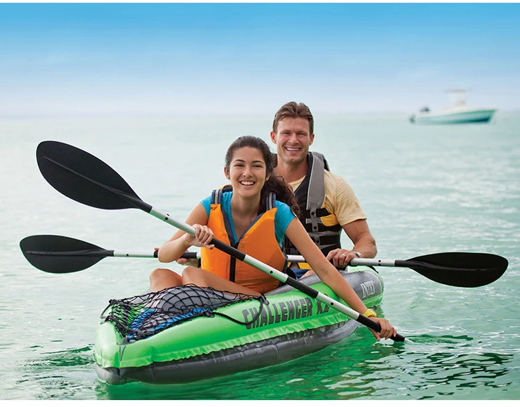 INTEX CHALLENGER-KAYAK K2, kayak de pesca, canoas inflables para 2 ...