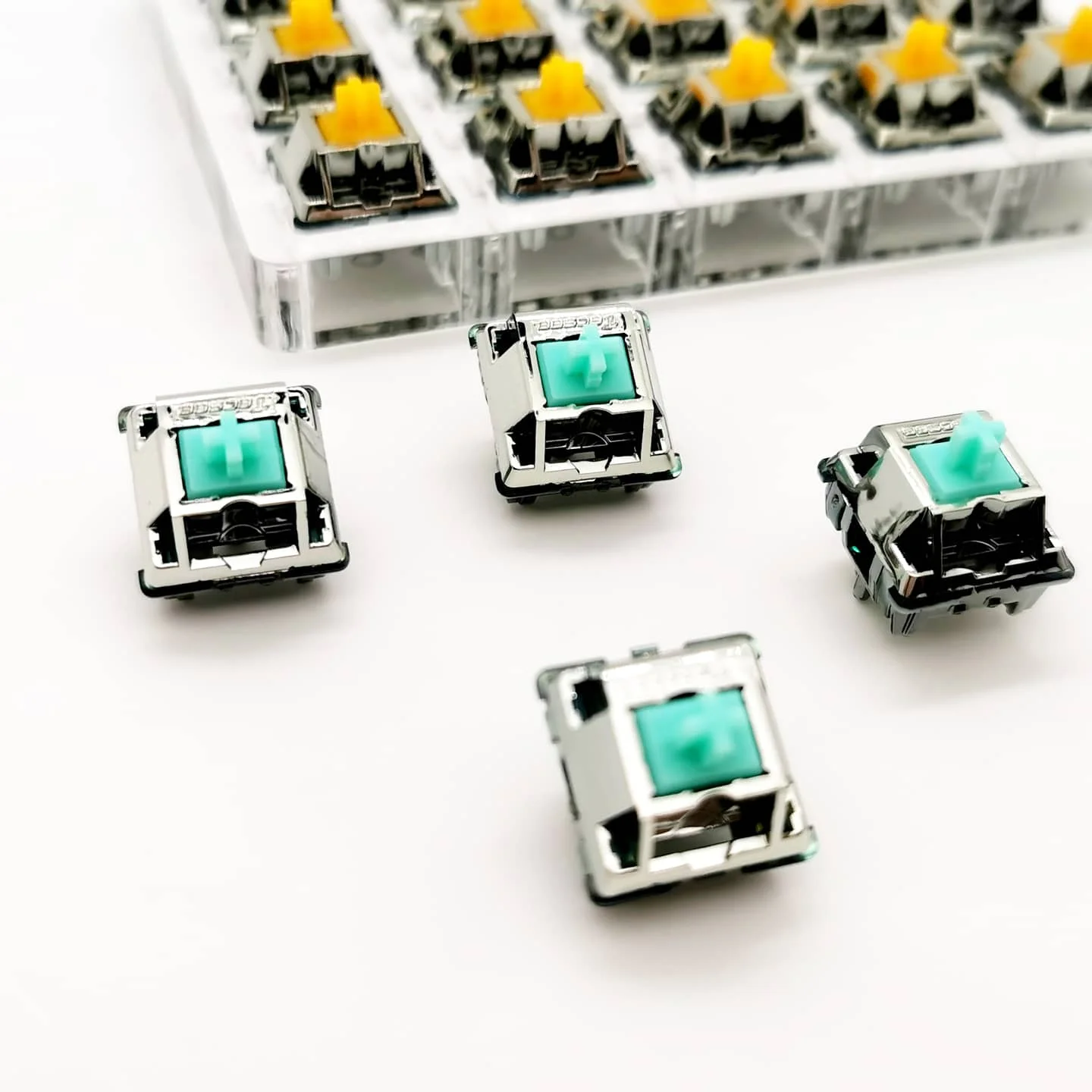 Tecsee Metal Coated Keyboard Switches - Durable & Linear