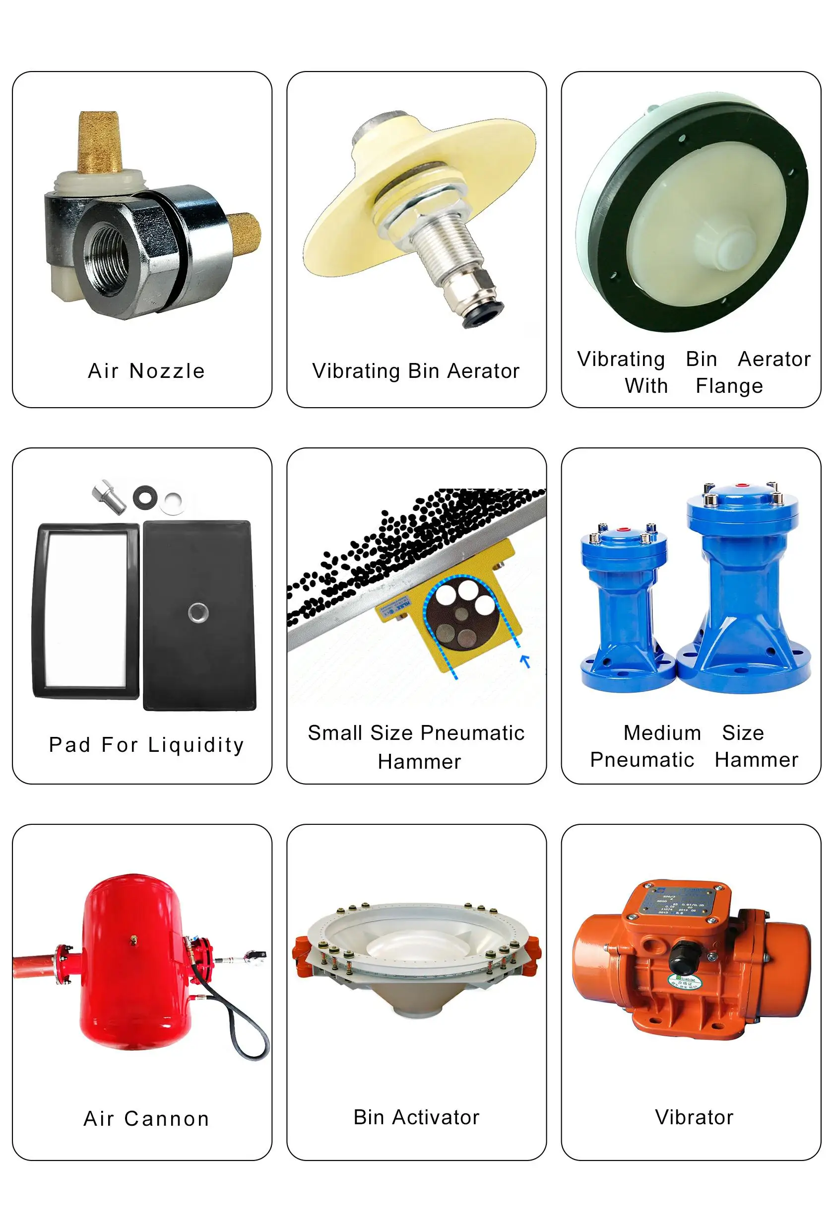 Sdcad Bridge Breaker Silo Fluidizer Silos & Hoppers Bin Activator - Buy ...