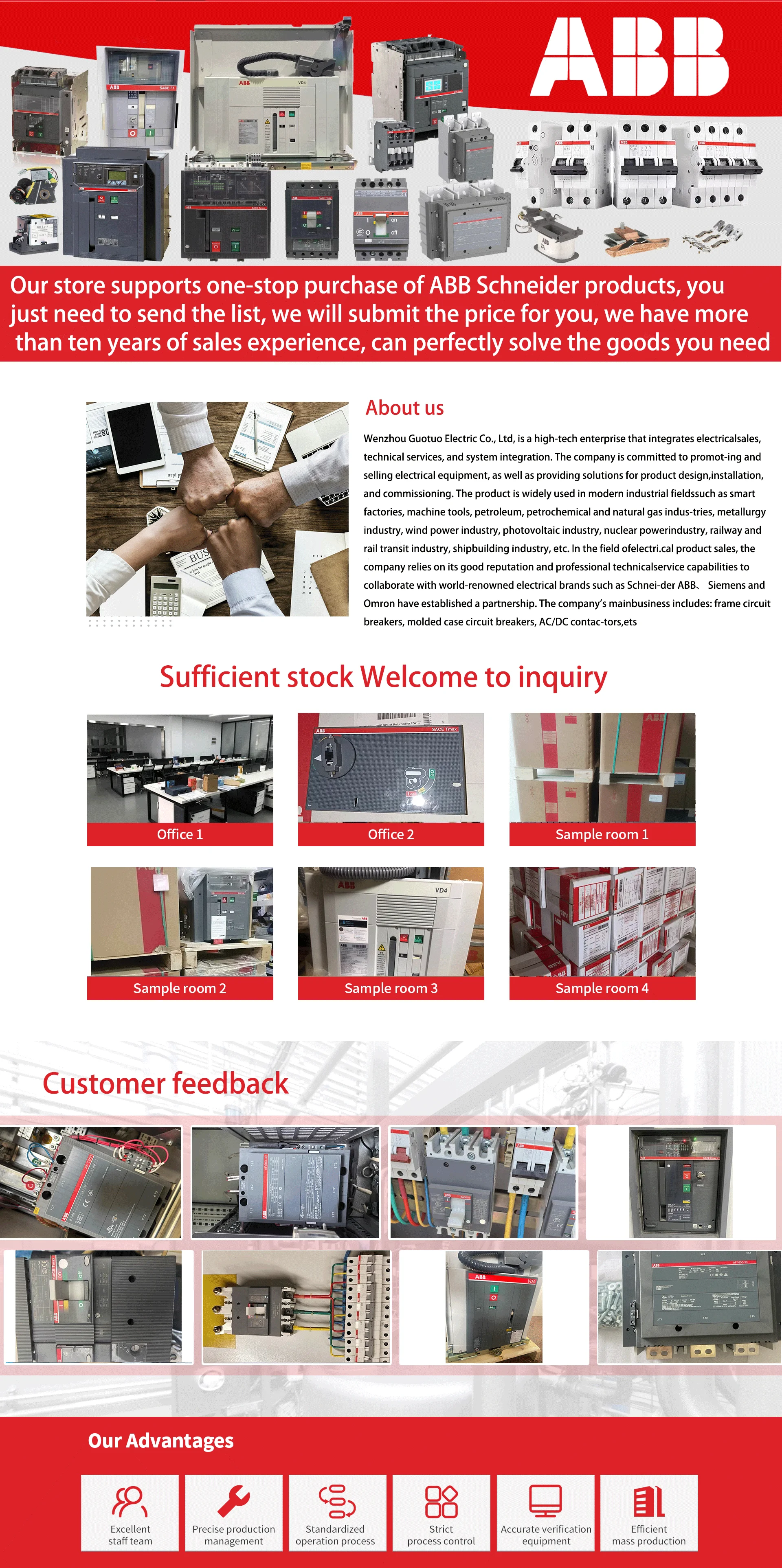 ABB VD4 EL-EP Series 24kV Vacuum Circuit Breaker VD4-24-06/12/16/20/25 ...