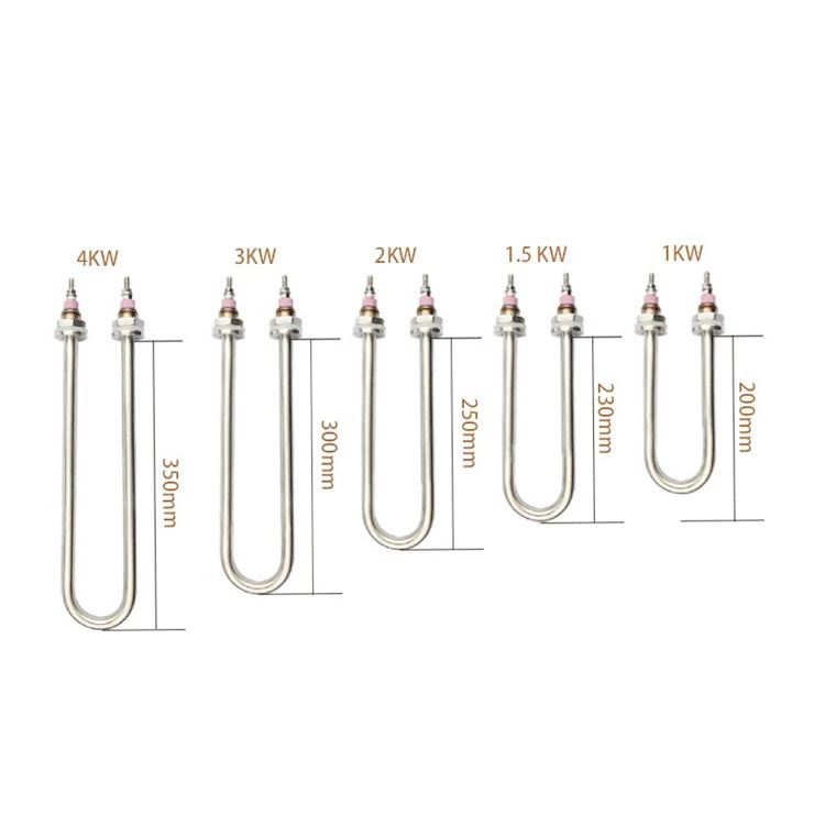 Custom Made SUS304 Tubular Water Heater Immersion Heaters