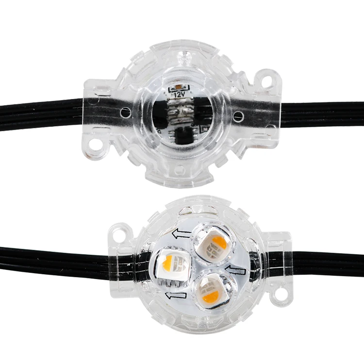 30mm 12v String Ucs2904 Rgbw Point Light Permanent Outdoor Lights ...