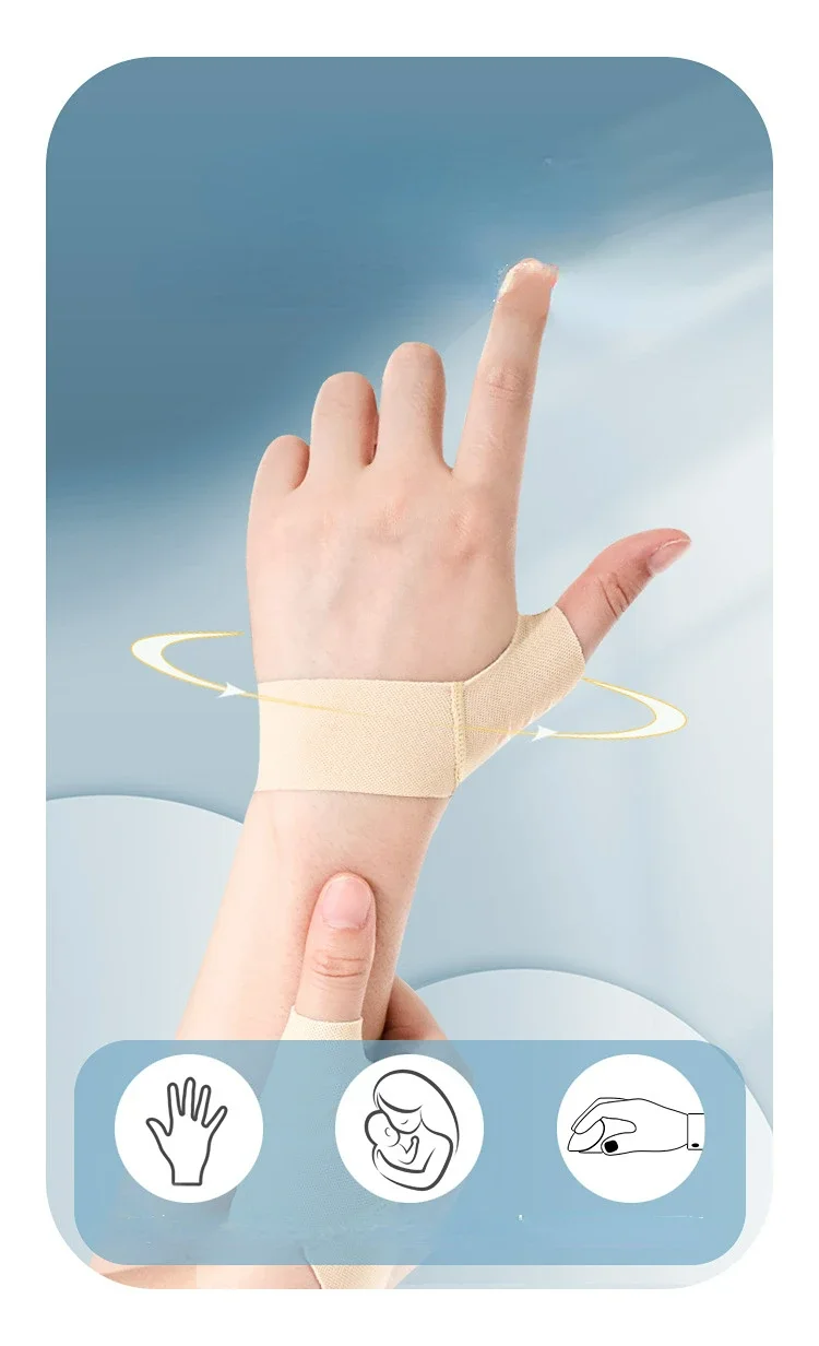 Thumb Sprain Finger Guard Wrist Rehabilitation Ultra-thin Tendon Sheath ...