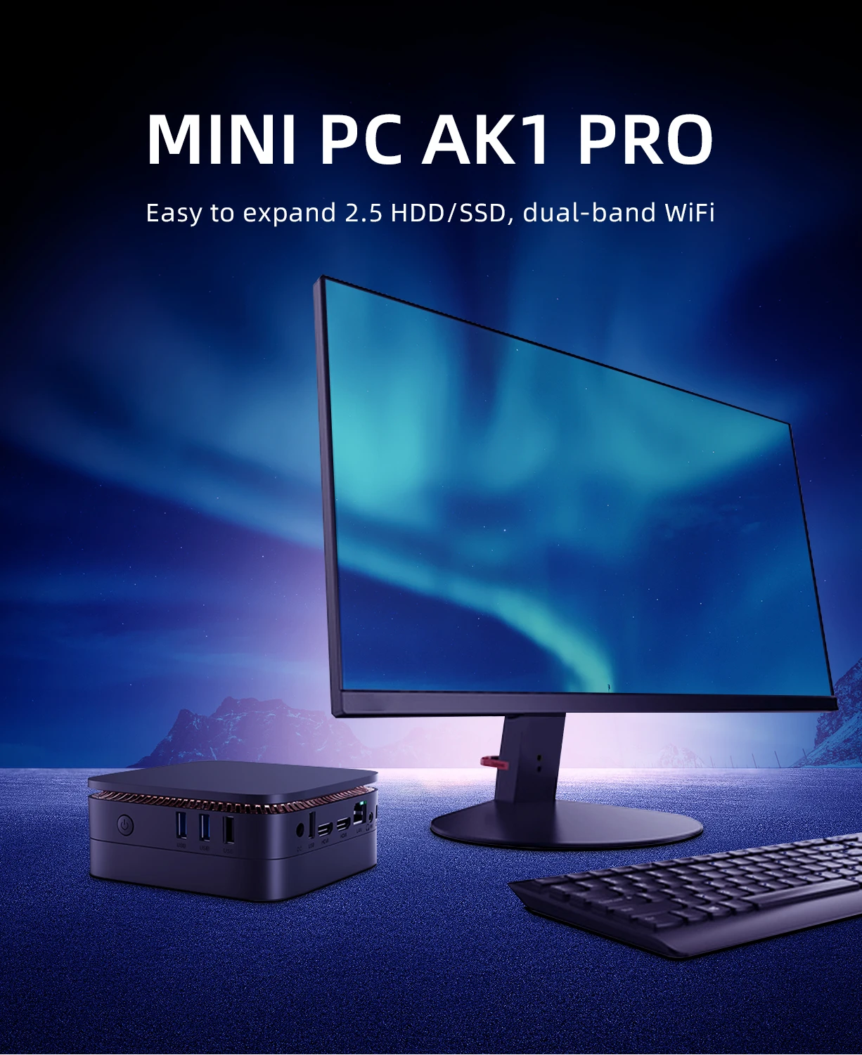 CYX Factory MINI PC Win 11 Pro Ak1pro - 12GB RAM, 256GB SSD
