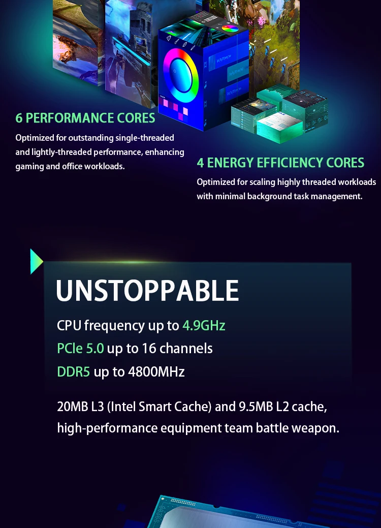 Intel Core I5 12400 & I5 12600K - 12th Gen Cpus for Desktop