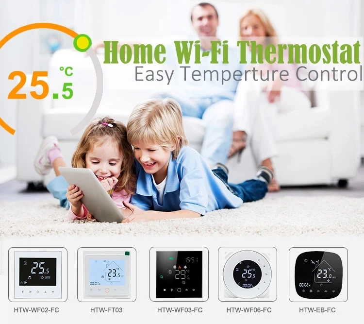 Digital Room Temperature Controller WiFi Programmable Smart Fan Coil ...