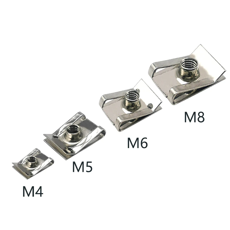 Stainless Steel Leaf Plate Spring Speed Clamping Nuts
