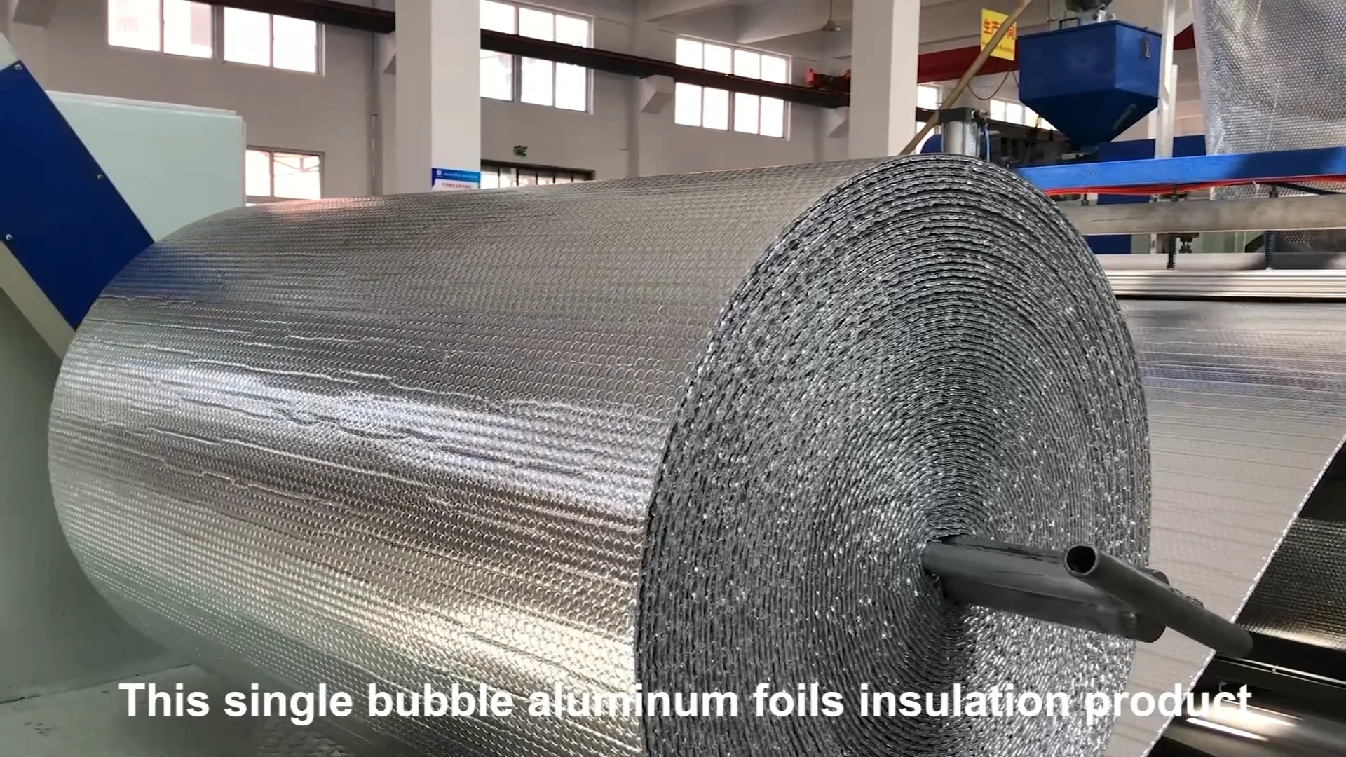Aluminum Attic Foil Insulation Pe Bubble Film For Roof Heat Insulation ...