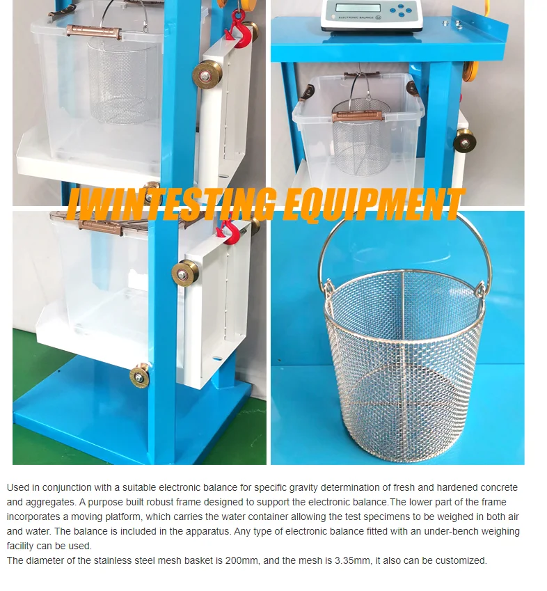 Civil Engineering Specific Gravity Frame For Buoyancy Balance With ...