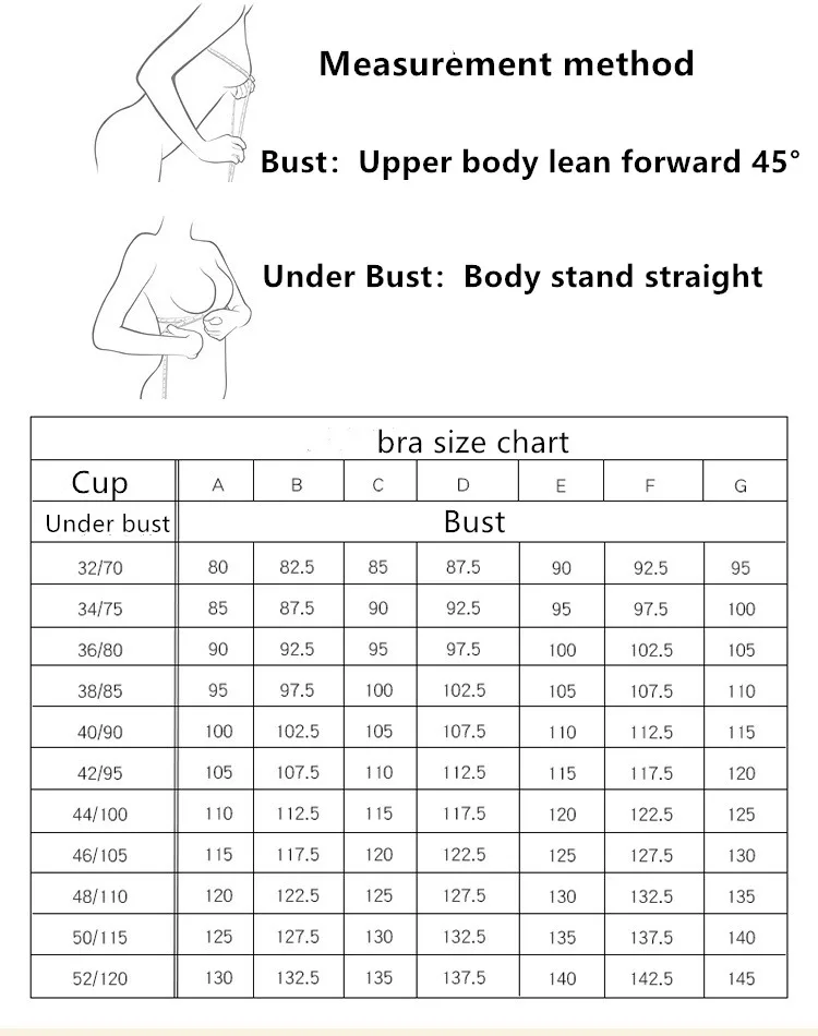 34E-44E Cup Large Size Bra Sets - Full Cup Underwire