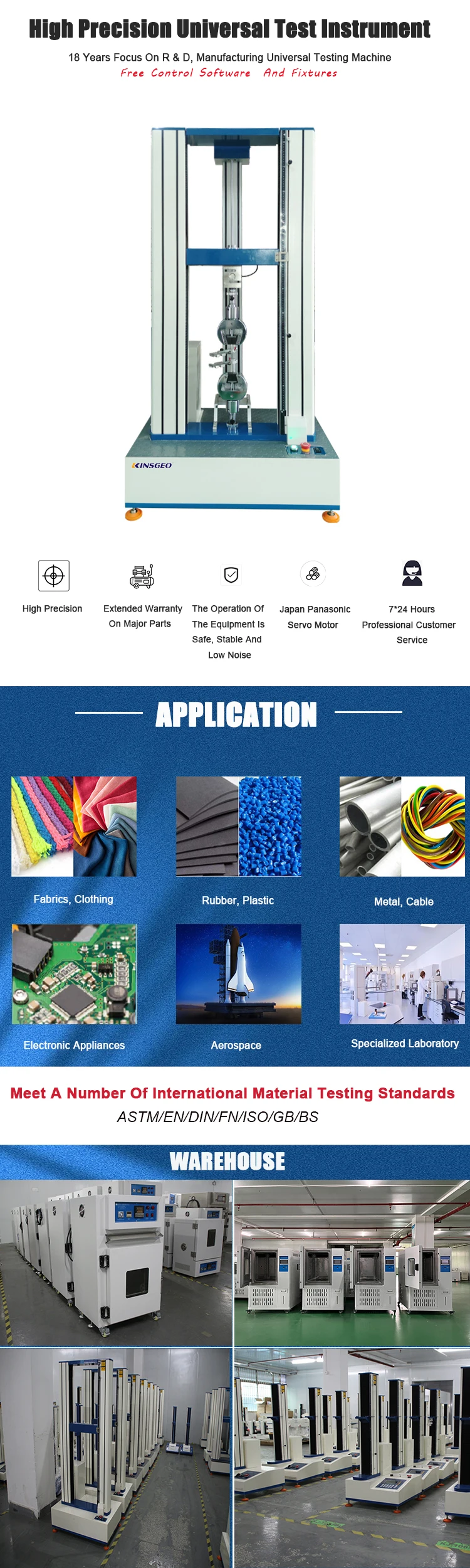 Astm Universal Electronic Tensile Testing Machine 5000n Bending Force ...