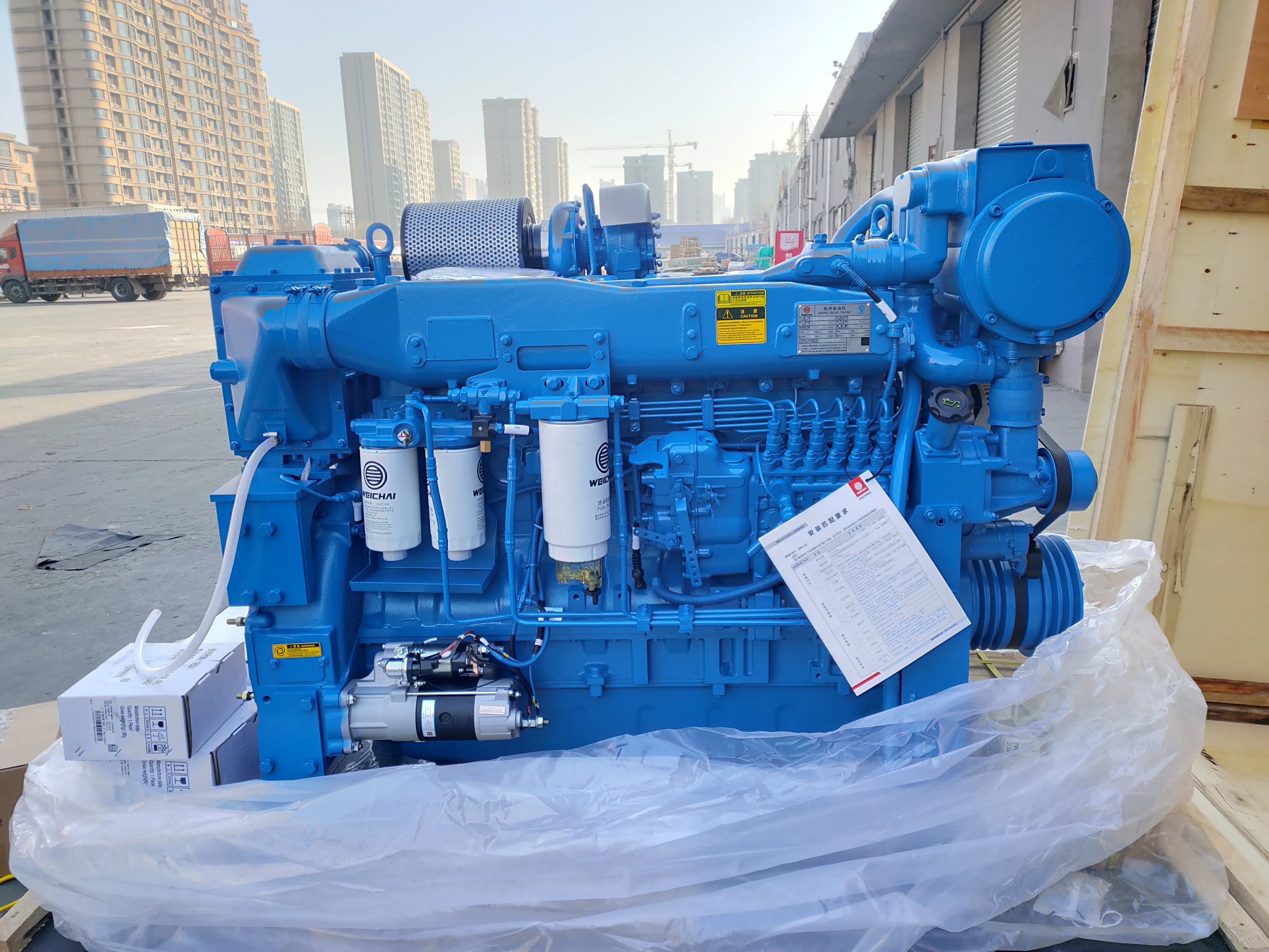 Weichai Boat Engine Wd10c326-21 With Gearbox - Buy Weichai Boat Engine ...