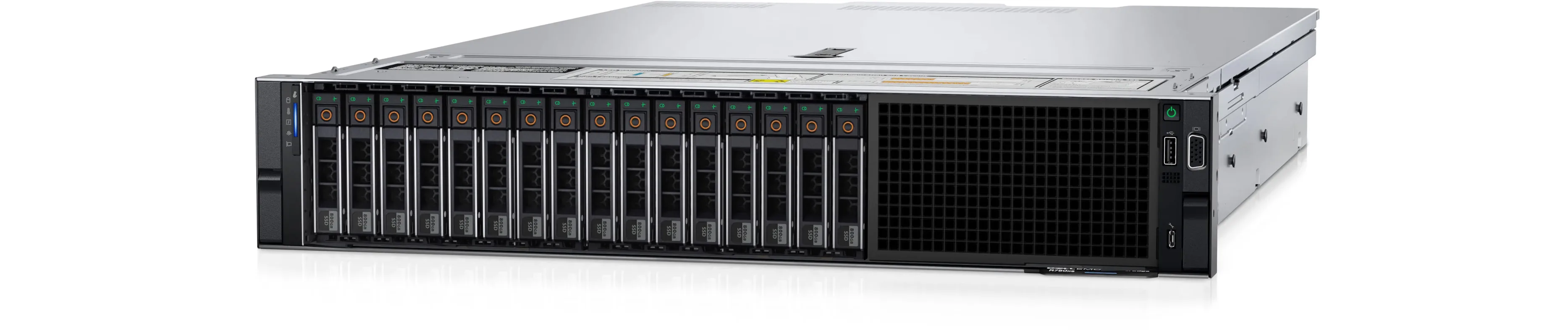 Poweredge R750xs 2U Rack Server - Silver 4310 CPU & 16GB RAM