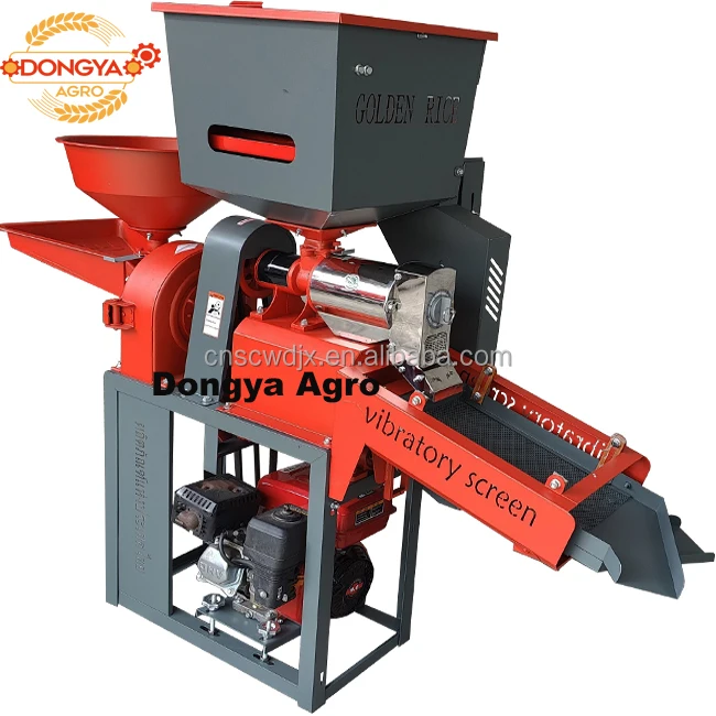 DONGYA AGRO 4 in 1 Combined Rice Mill Machine - 160KG Capacity
