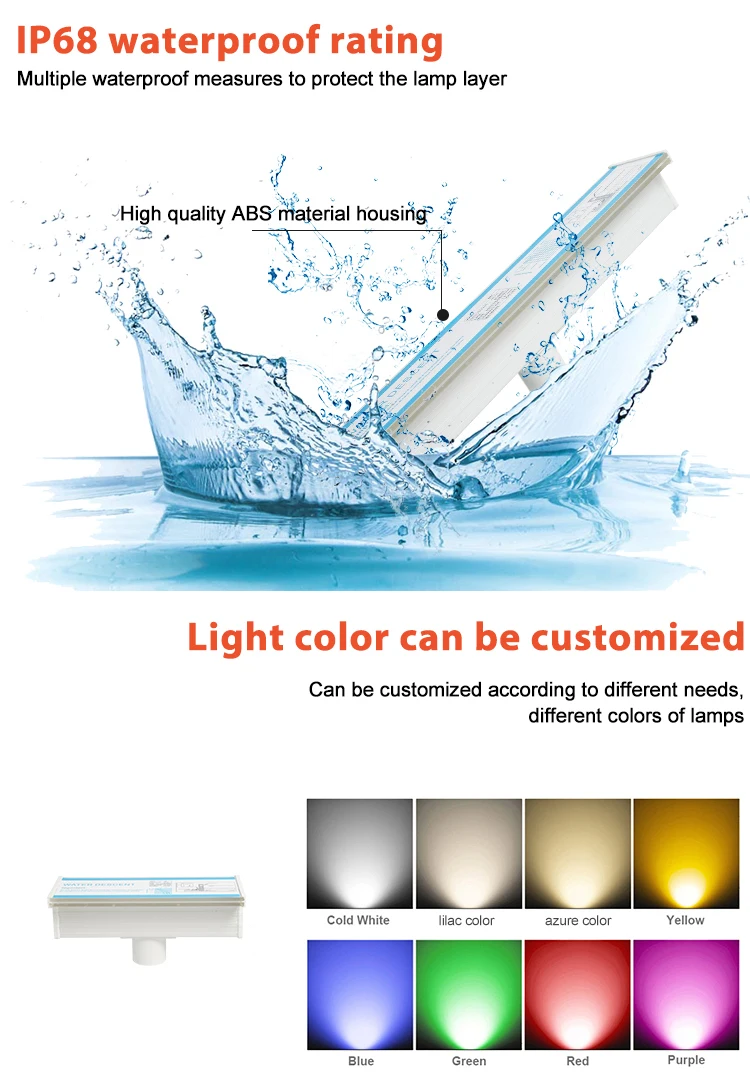 Descent Water Curtain Wall Landscape AC 12V Waterproof IP68 Garden ...