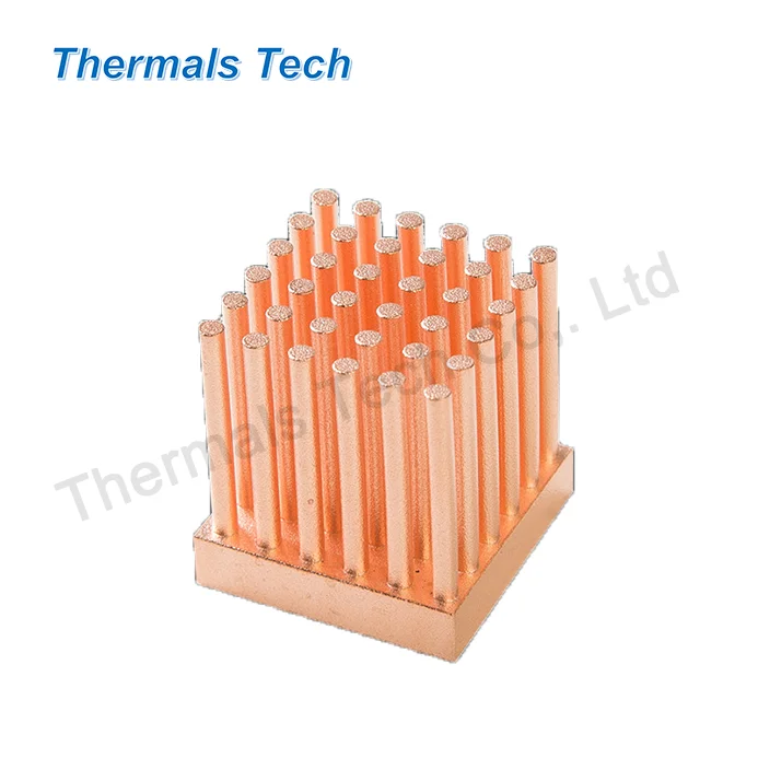Custom Power Pure Copper Pin Fin Heat Sink For 5g Communication - Buy ...