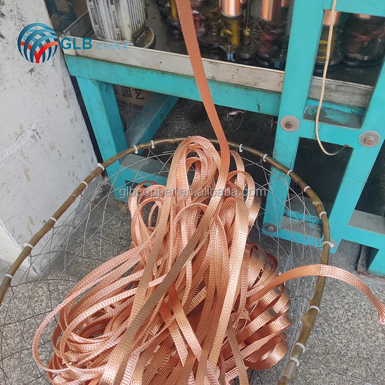 EMI Copper Braided Sleeving - 2.5mm2 Flat Cable, 20ft 6mm