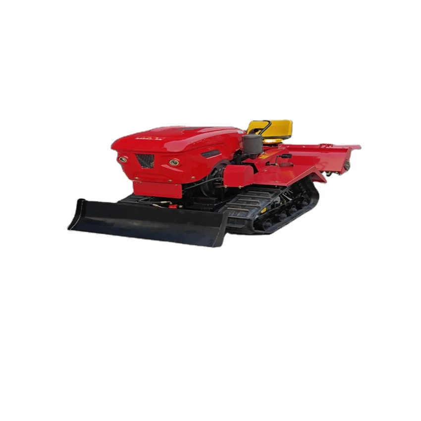 Crawler rotary cultivator/Multifunctional paddy field farming machine ...