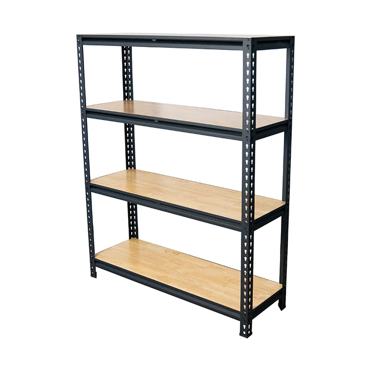 Racking Adjustable Boltless Warehouse Medium Duty Metal 4 Tier Garage ...