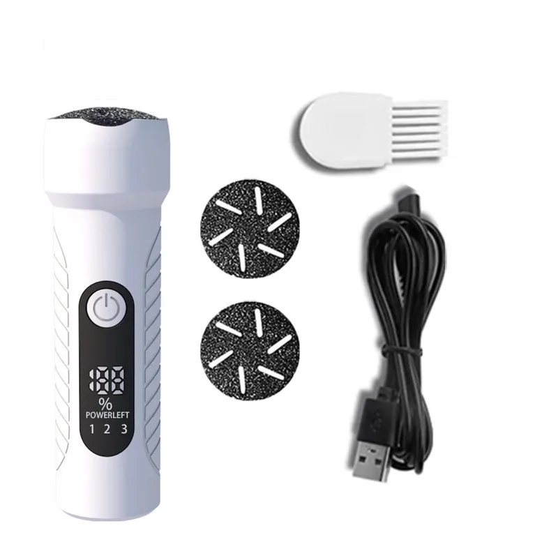 3 Roller Waterproof Professional Foot File Pedicure Kit Tool Electric ...