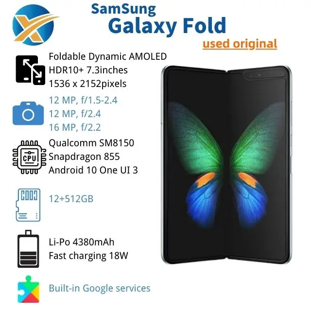 Wholesale Galaxy Z Fold 3 2 Original 5g Foldable Smartphone Bulk Used ...