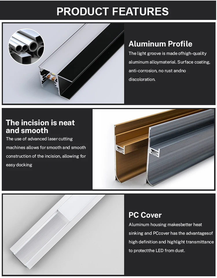 Led Profile Aluminium Profile For Led Strips Aluminium Led Lighting ...