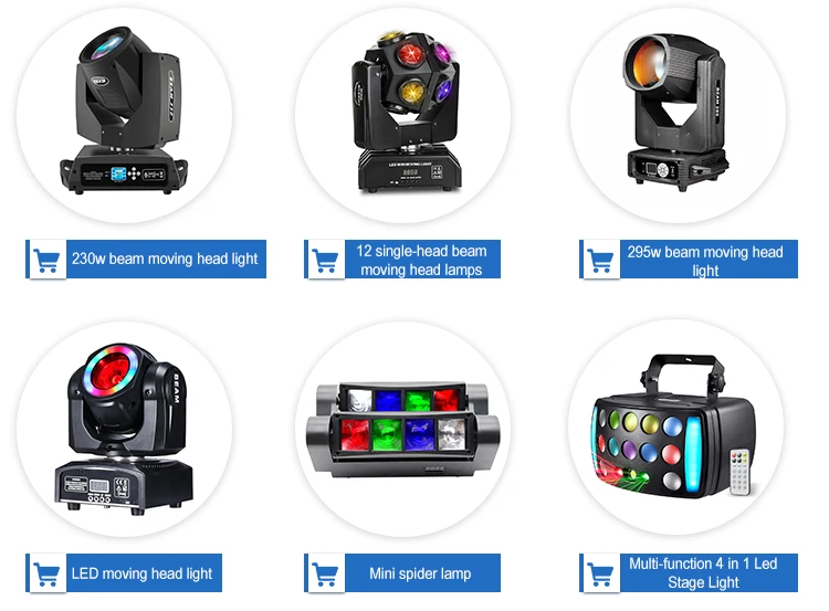 150W LED Mini Beam Moving Head Light Gobo Dot Beam DJ Party Disco LED ...
