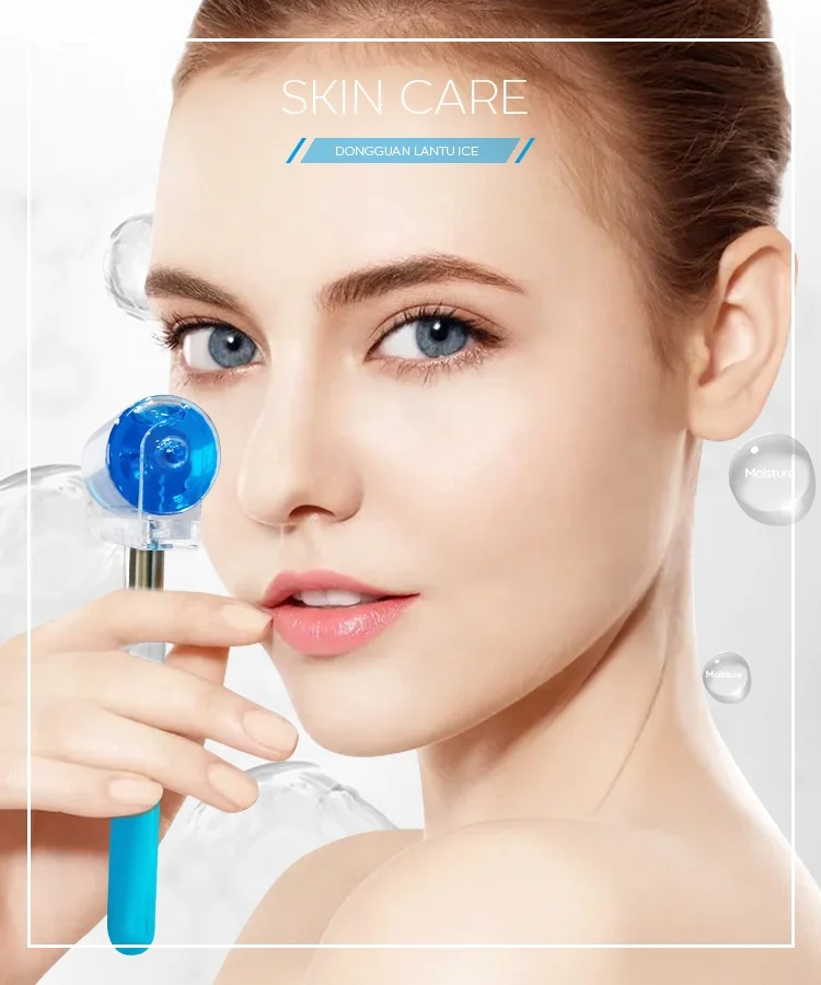 Guangdong Beauty Massage Face Ice Globes Facial Skin Care Cooler Glass ...