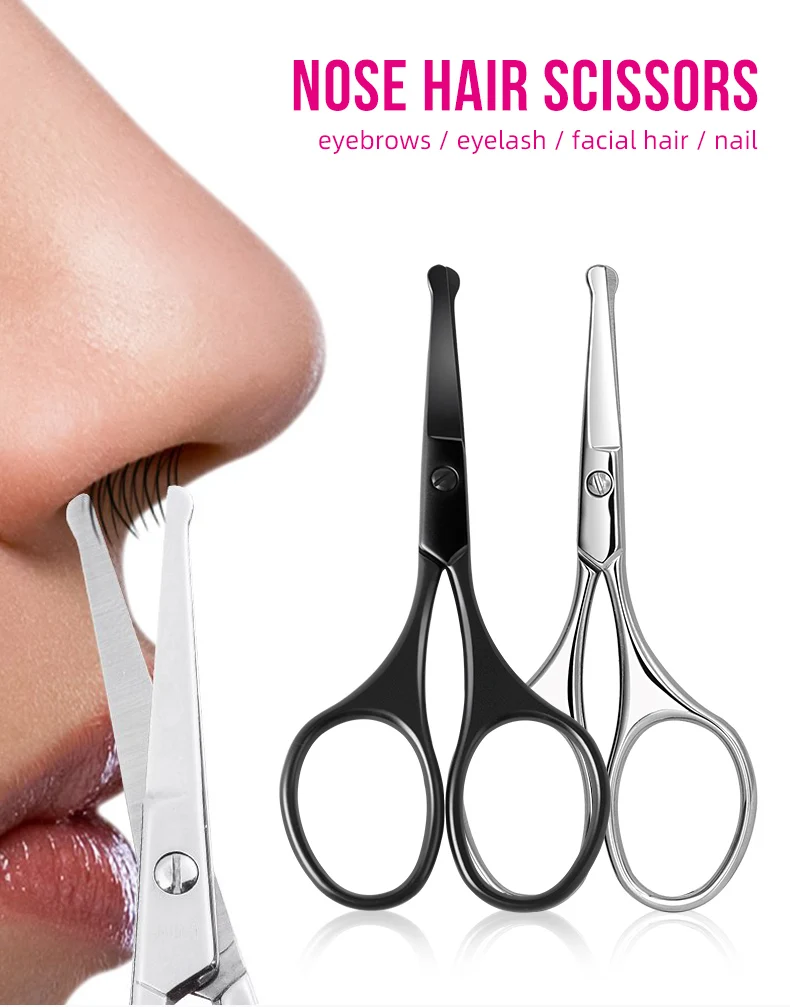 Professional Manicure Scissor Stainless Steel Safety Blunt Scissor ...